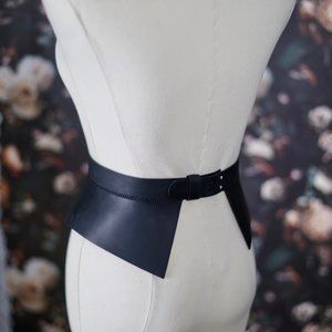 Culte du Cuir | Accessories | Gotham Belt In Matte Black Leather | Poshmark